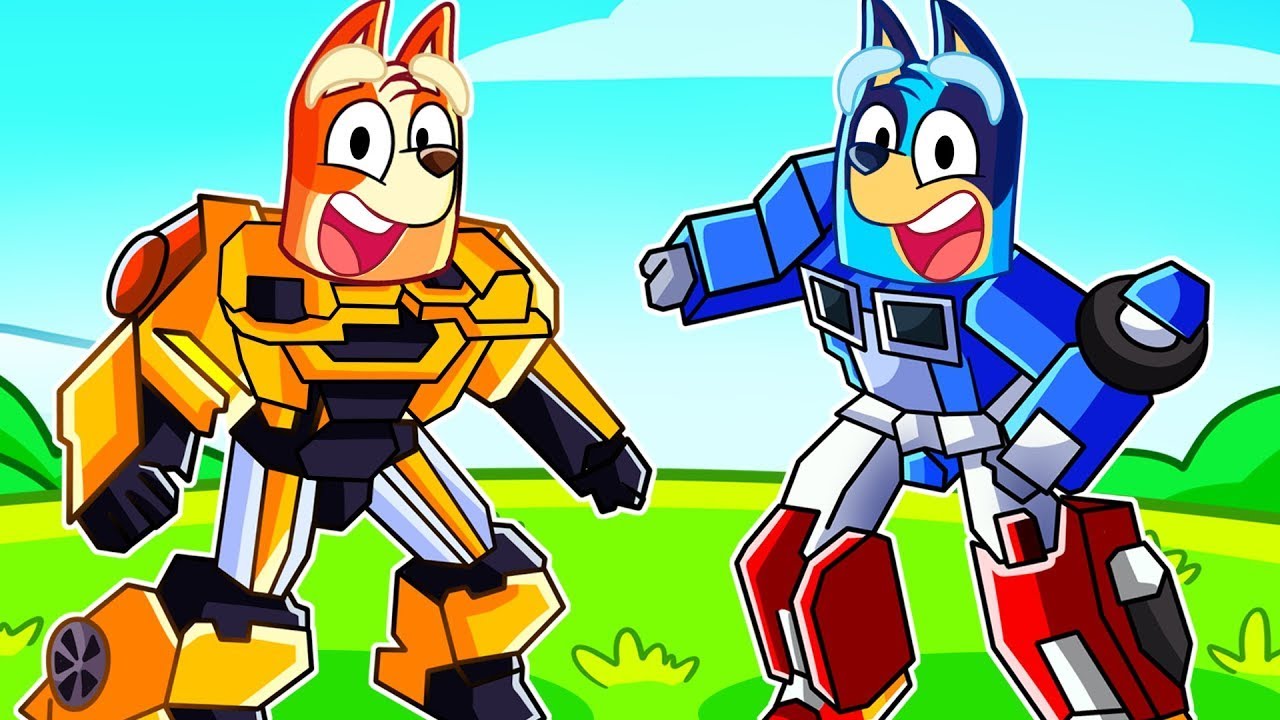 Becoming BLUEY TRANSFORMERS in Roblox! - YouTube