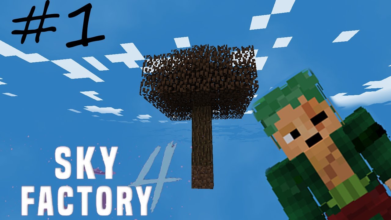 A Desolate tree - Sky Factory 4 Ep. 1 - YouTube