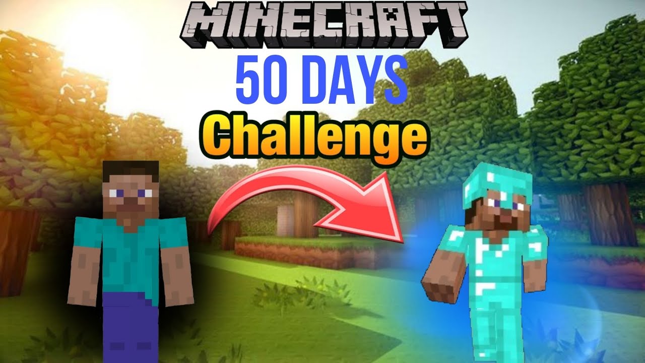 MINECRAFT 50 DAYS CHALLENGE //|| #viralvideo #minecraft - YouTube