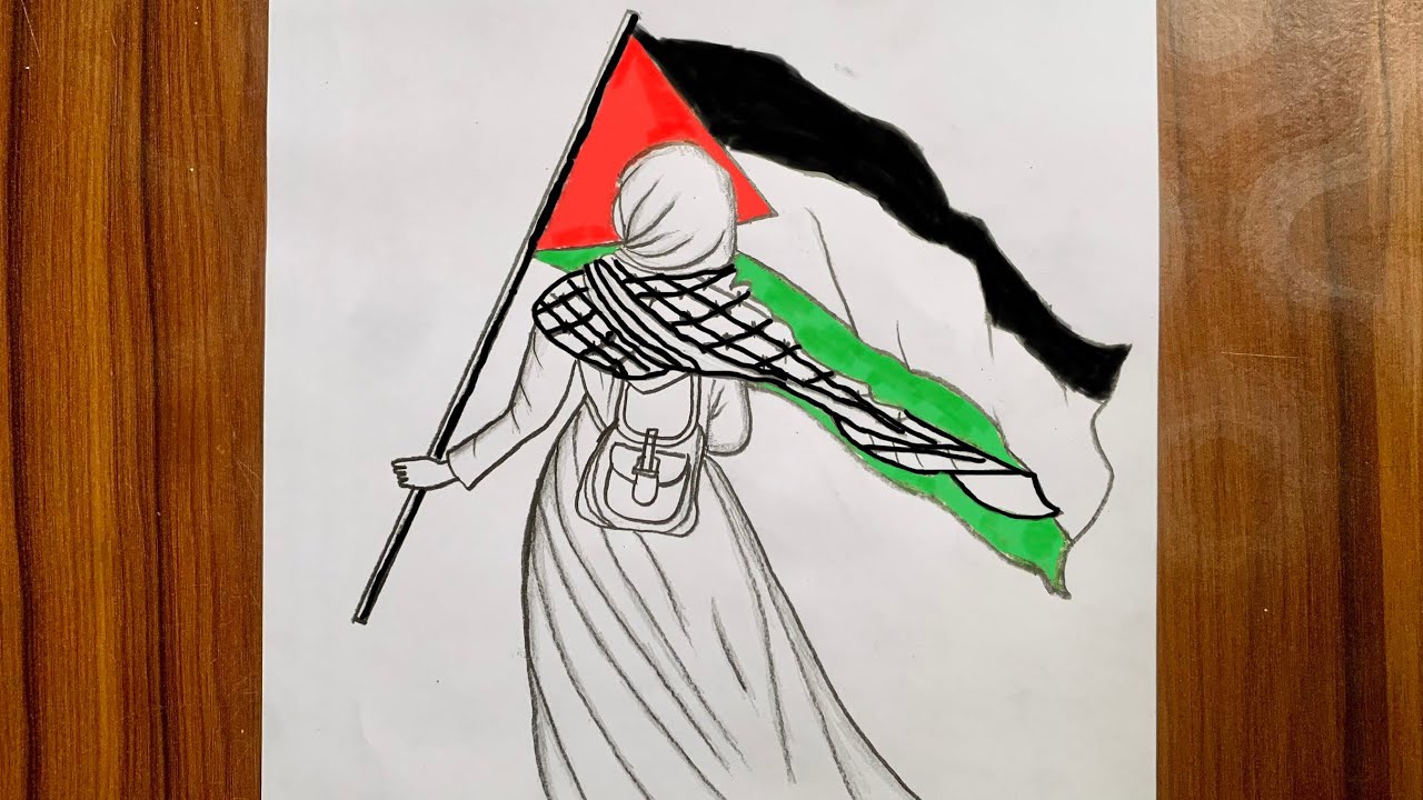 Free palestine | Free Palestine drawing | Palestine | Pencil Sketch for ...