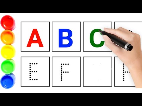 abcd a for apple b for ball| alphabets | abcd 123 chota bada | अ से ज्ञ ...