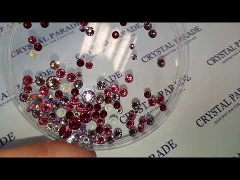 Swarovski large crystals for mail art -  cute mood statement mix