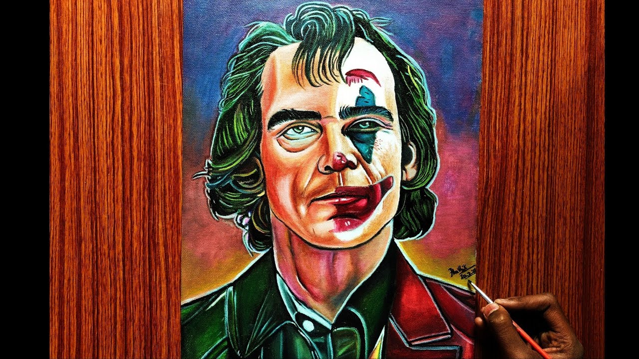 Painting of Joaquin Phoenix - YouTube
