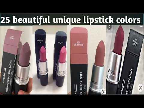 25 different beautiful unique lipstick shades #maccosmetics #lipstick # ...