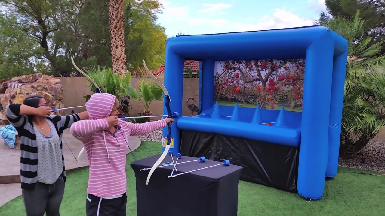 Inflatable archery range - Utah - YouTube