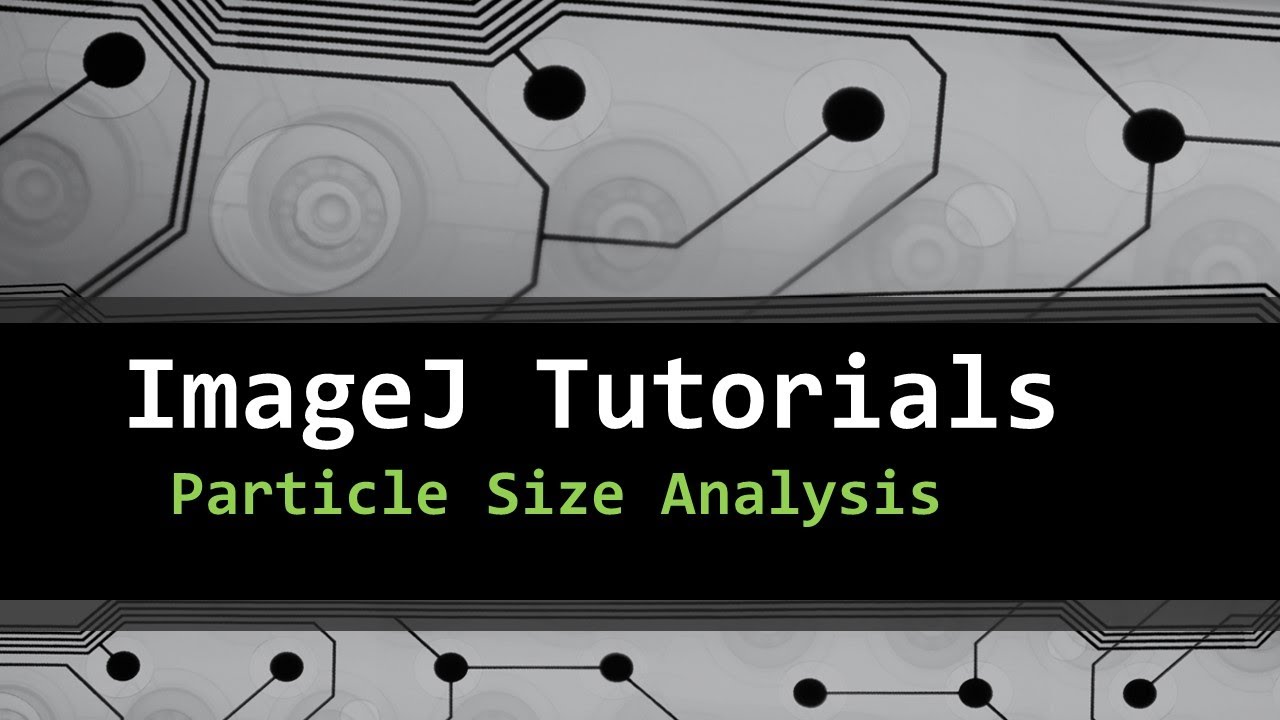 ImageJ Particle Size Analysis - YouTube