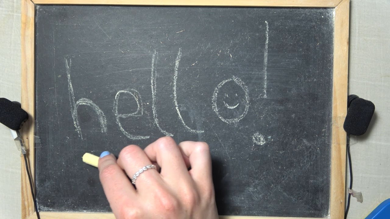 Relaxing Chalk Drawing - No Talking ASMR - YouTube