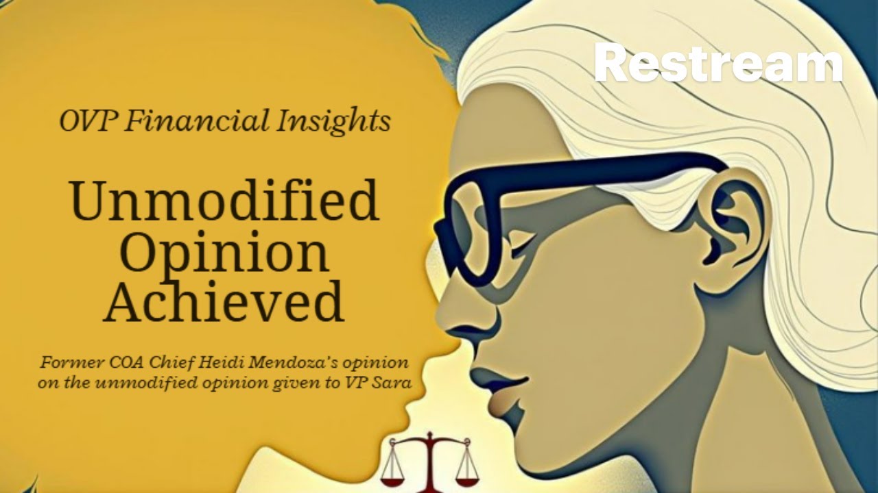 UNMODIFIED OPINION ACHIEVED: HEIDI MENDOZA OPINION ON UNMODIFIED ...