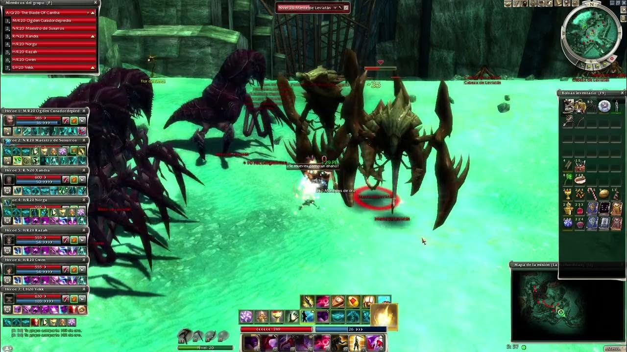 Guild Wars 1 | La Profundidad | Kanaxai | Modo normal con 7 héroes en 1 hora - YouTube