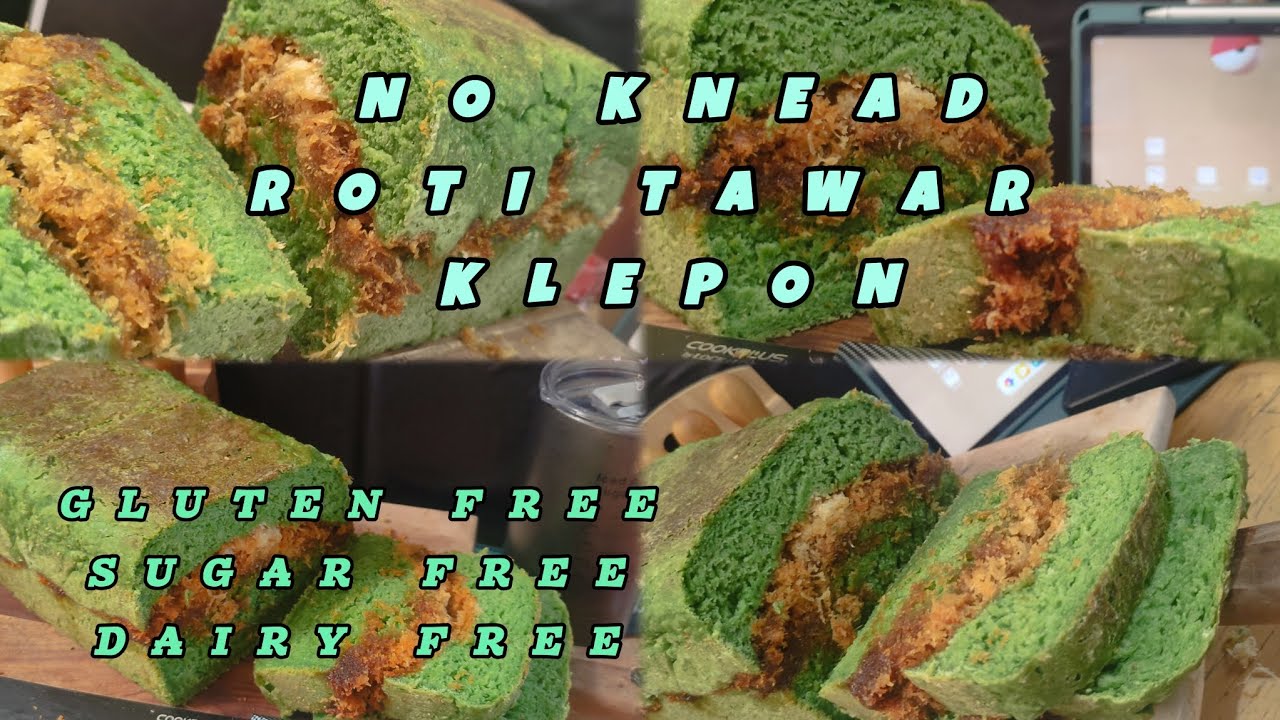 ROTI TAWAR KLEPON GLUTENFREE SUGARFREE TANPA ULEN ‼️EMPUK SEHAT DAN ...