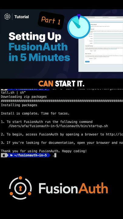 Setup FusionAuth - Fast Path Part 1 #programming #coding #technology #python #javascript #mobile ...