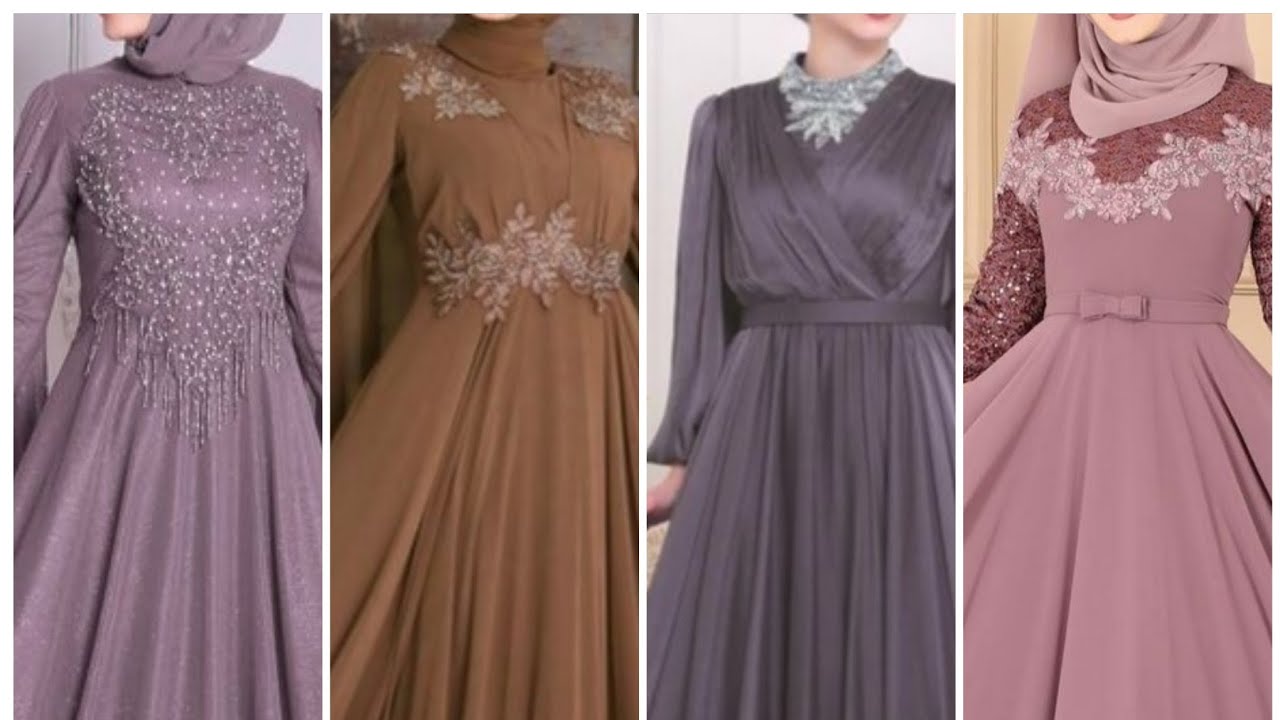 Most gorgeous hijab evening dress/Beautiful long dress/Latest dresses ...