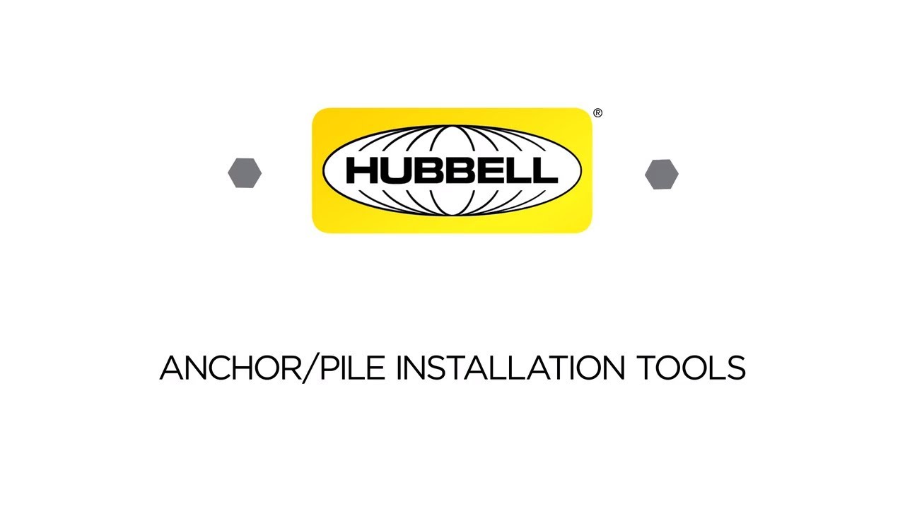 Anchor/Pile Installation Tools - Hubbell Power Systems - YouTube