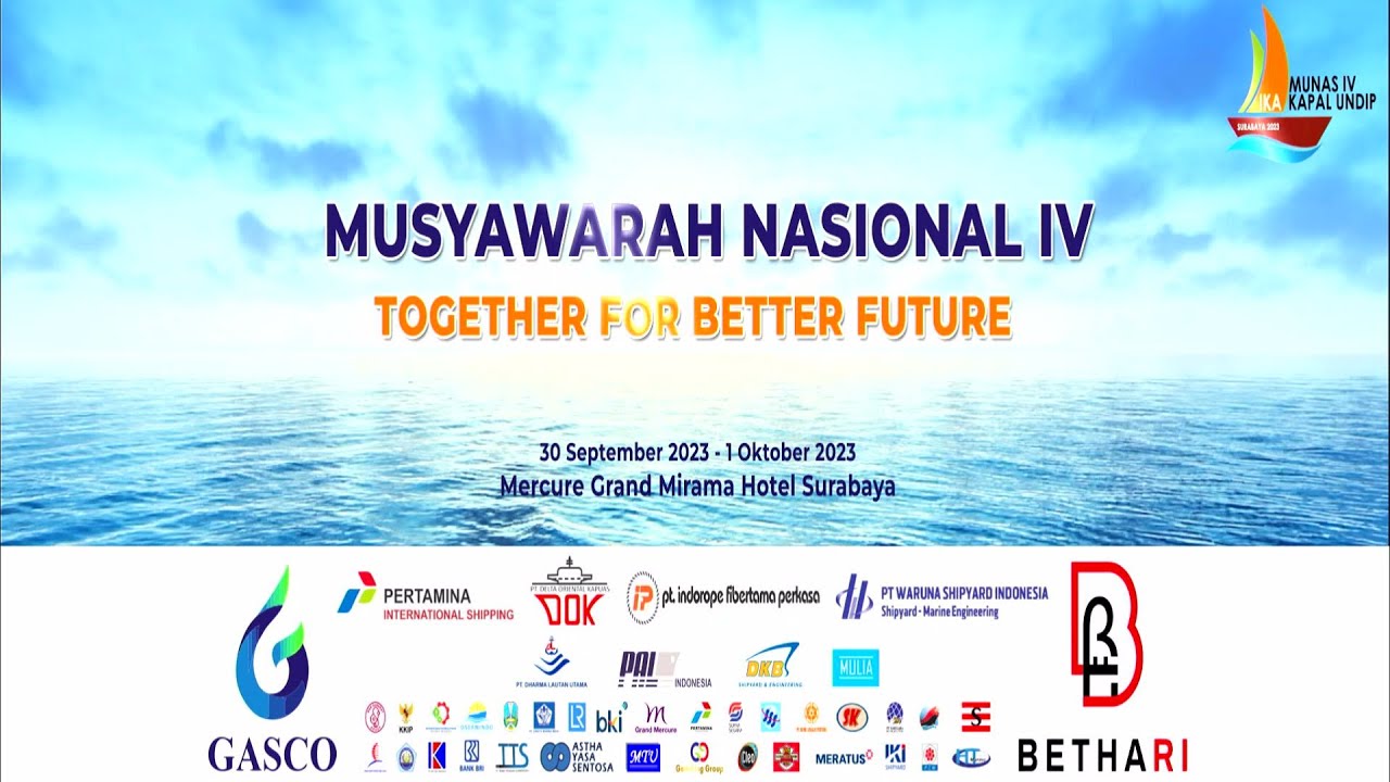 GALA DINNER YAYASAN ALUMNI TEKNIK PERKAPALAN UNDIP TAHUN 2023 - YouTube