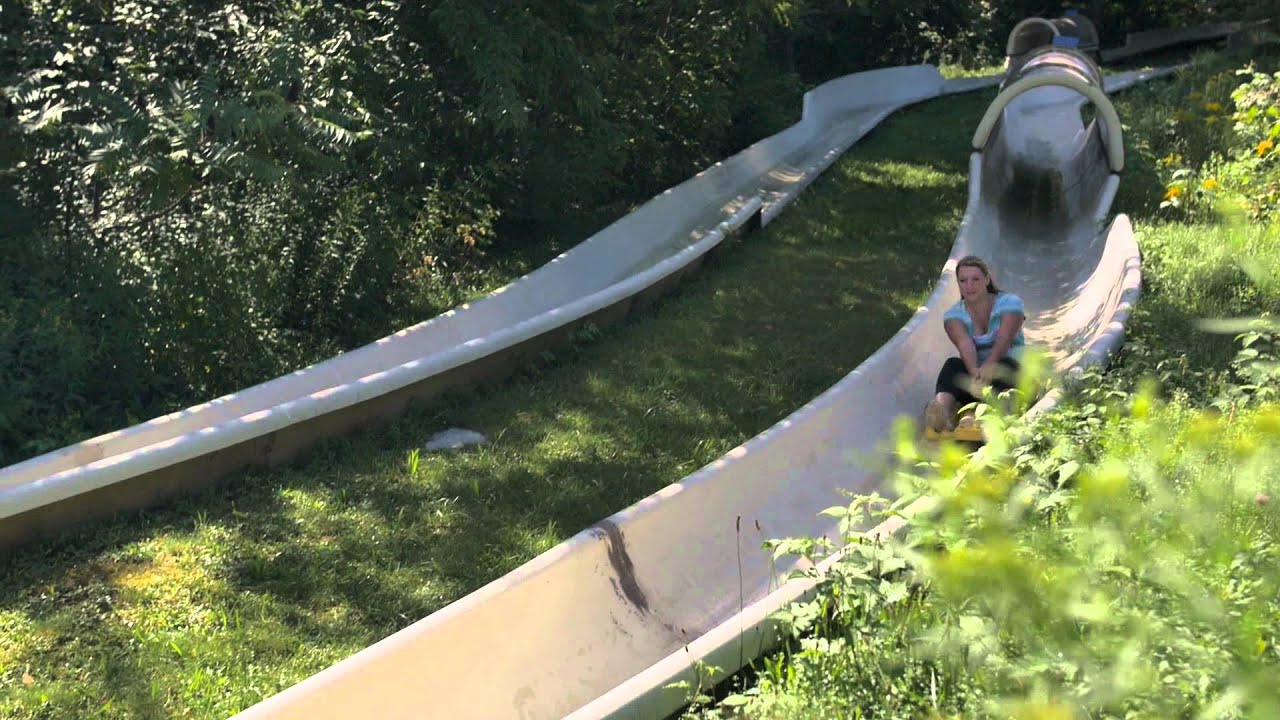 The Alpine Slide at Jiminy Peak! - YouTube