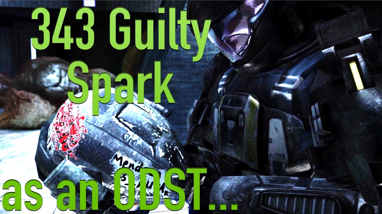 343 Guilty Spark Flood Introduction... with a twist - YouTube