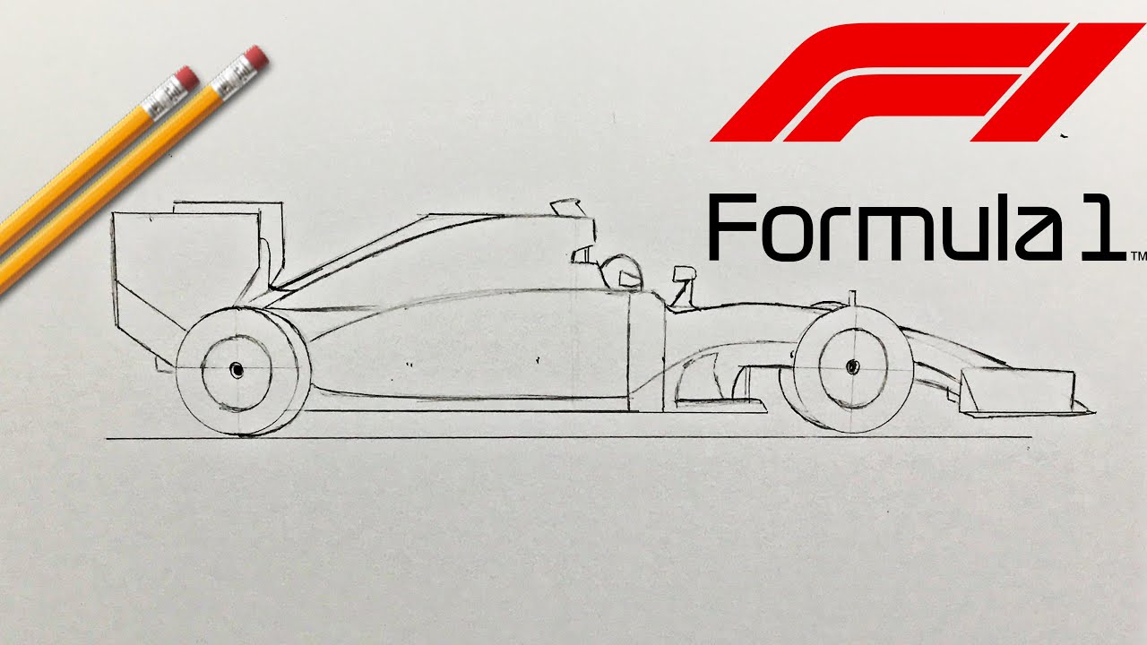 🔴Como DIBUJAR UNA FORMULA 1 A LAPIZ🏎💯 dibujos de autos - YouTube