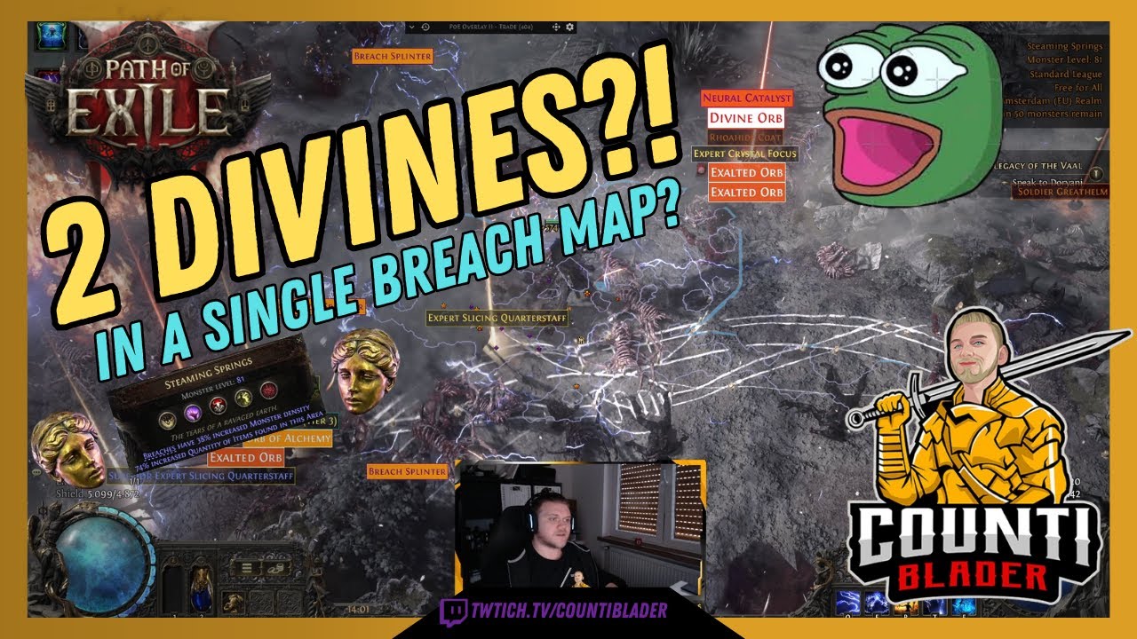 2 Raw Divines Dropped in One Breach Map!🔥| PoE2 Build Showcase Spark ...