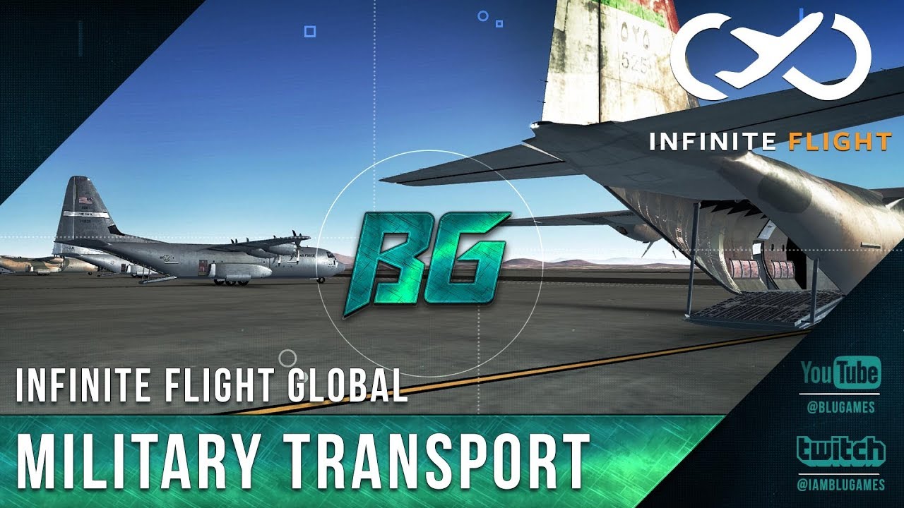Infinite Flight Global - Military Transport (Expert Server) - YouTube