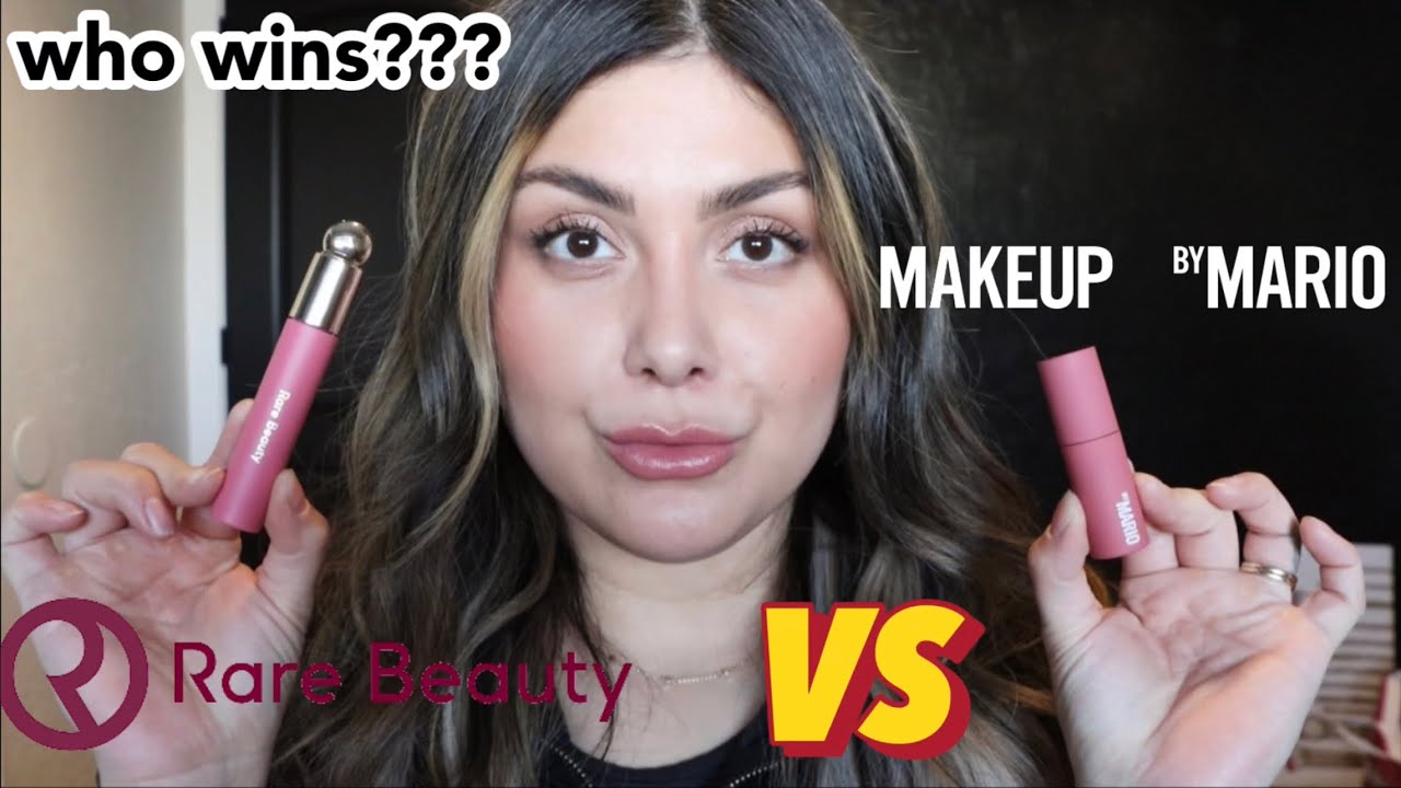 Rare Beauty Lip Oil VS Makeup by Mario MoistureGlow liquid balm | who ...