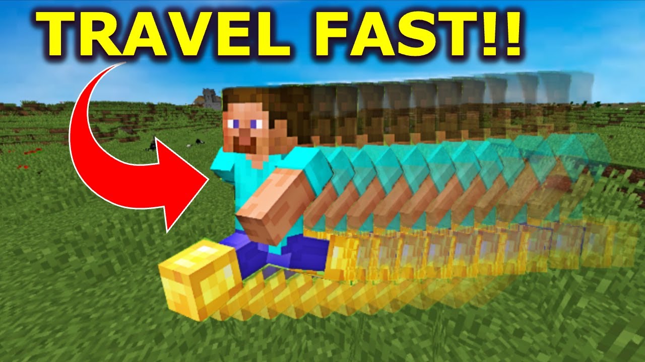The EASIEST Way to Travel FAST in Minecraft 1.20 | How to Travel Fast ...