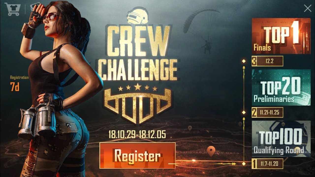 PUBG MOBILE CREW CHALLENGE | #pubgmobile | LIVE STREAM 2018 - YouTube
