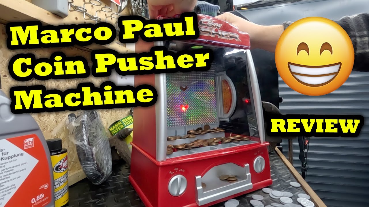 Marco Paul Coin Pusher Machine Review - YouTube