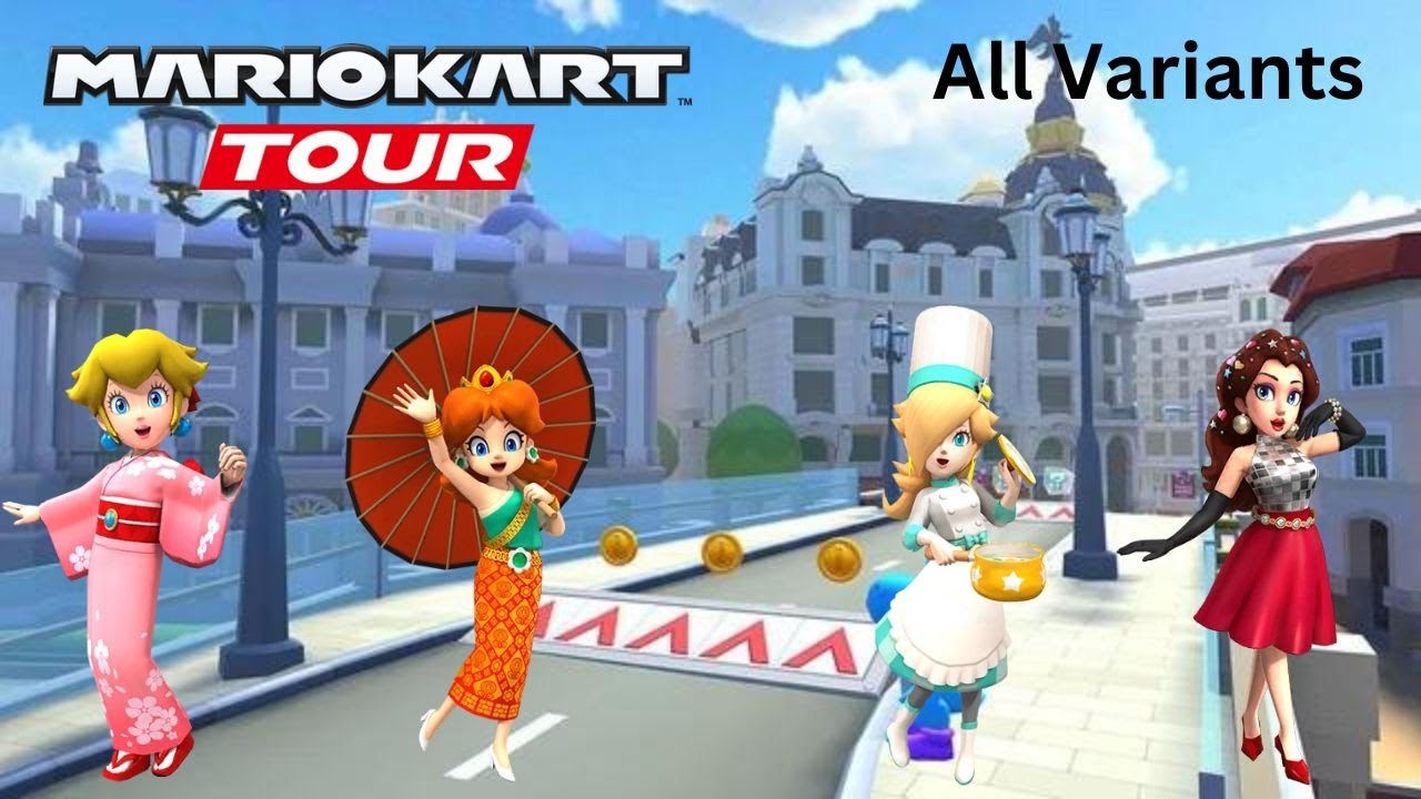 Mario Kart Tour - Madrid Drive All Variants - YouTube