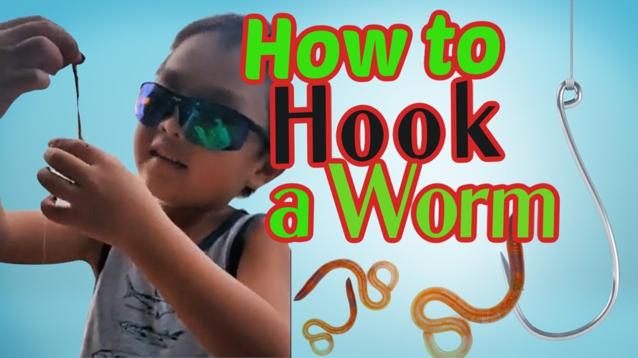 How to hook a worm - YouTube