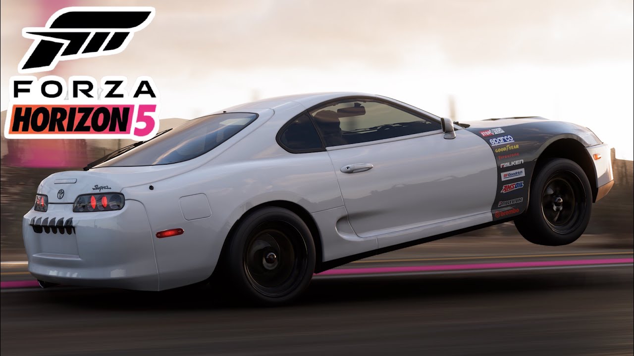 “WHEELIE” Supra Drag Tune - Forza Horizon 5 - YouTube