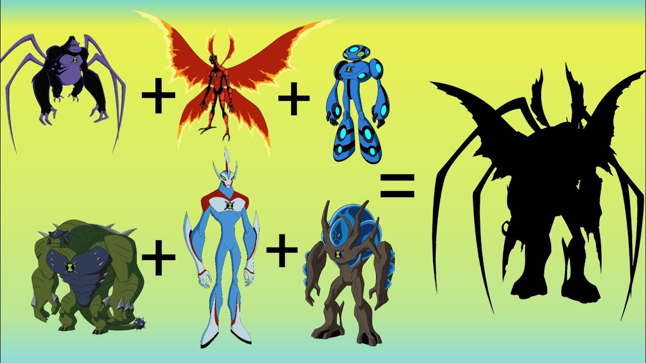 All Ben 10 ultimate aliens fusion mix | Alien artz Digital art - YouTube