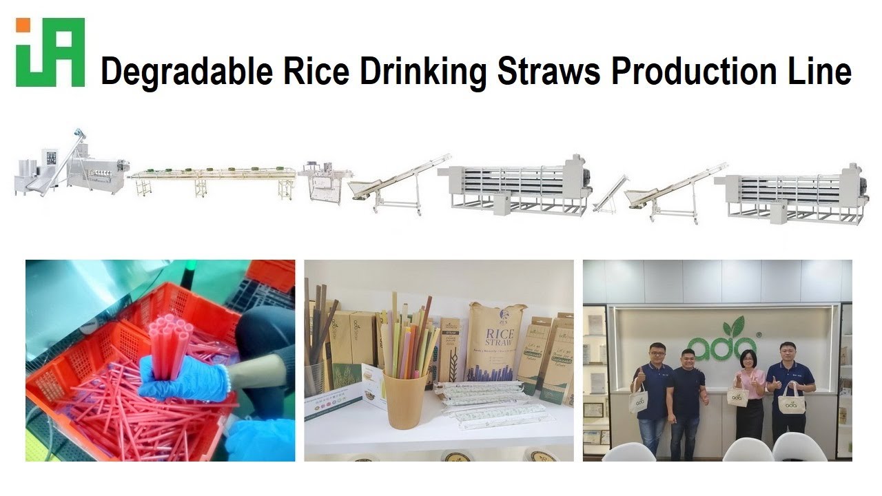 Degradable Rice Drinking Straws Production Line in Malaysia # ...