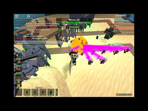 Towers battle !!! WAVE 34 Completed Void Boss!! //ROBLOX// - YouTube