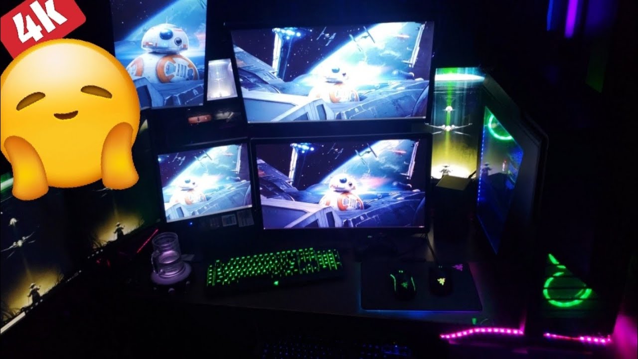 PC Setup - 8 Monitors! - YouTube