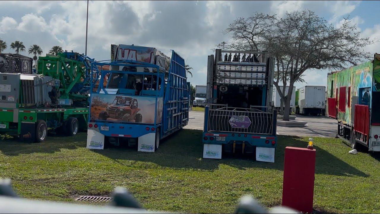 Racked Rides, Miami Dade County Youth Fair 2025 setup video 1. # ...