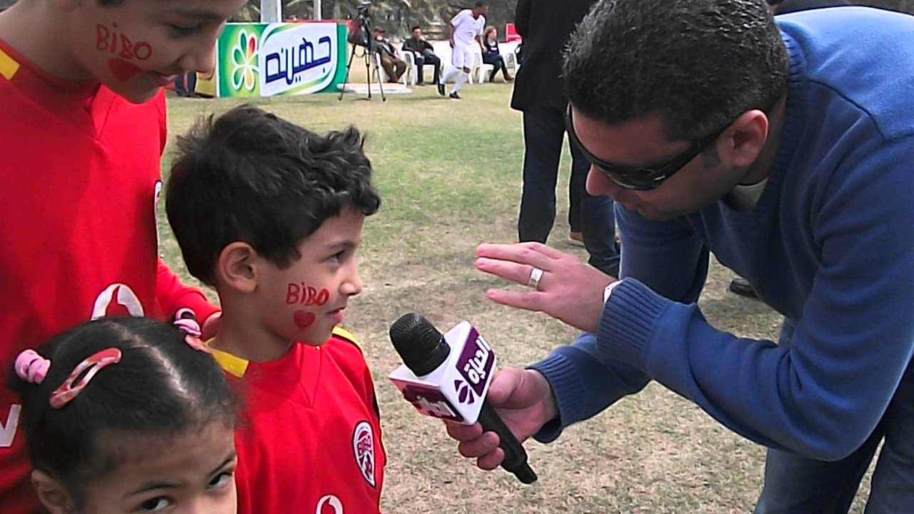 My kids interviwed by Al Hayat Channel @ Al Khatib Football Academy ...