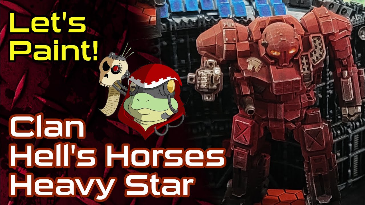 Battletech: Let's Paint some Clan Hells Horse Battlemechs! - YouTube