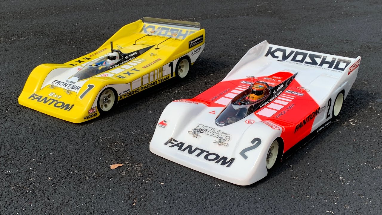 Kyosho Fantom CRC-II Pocket Rockets RC Fun at the Race Track - YouTube