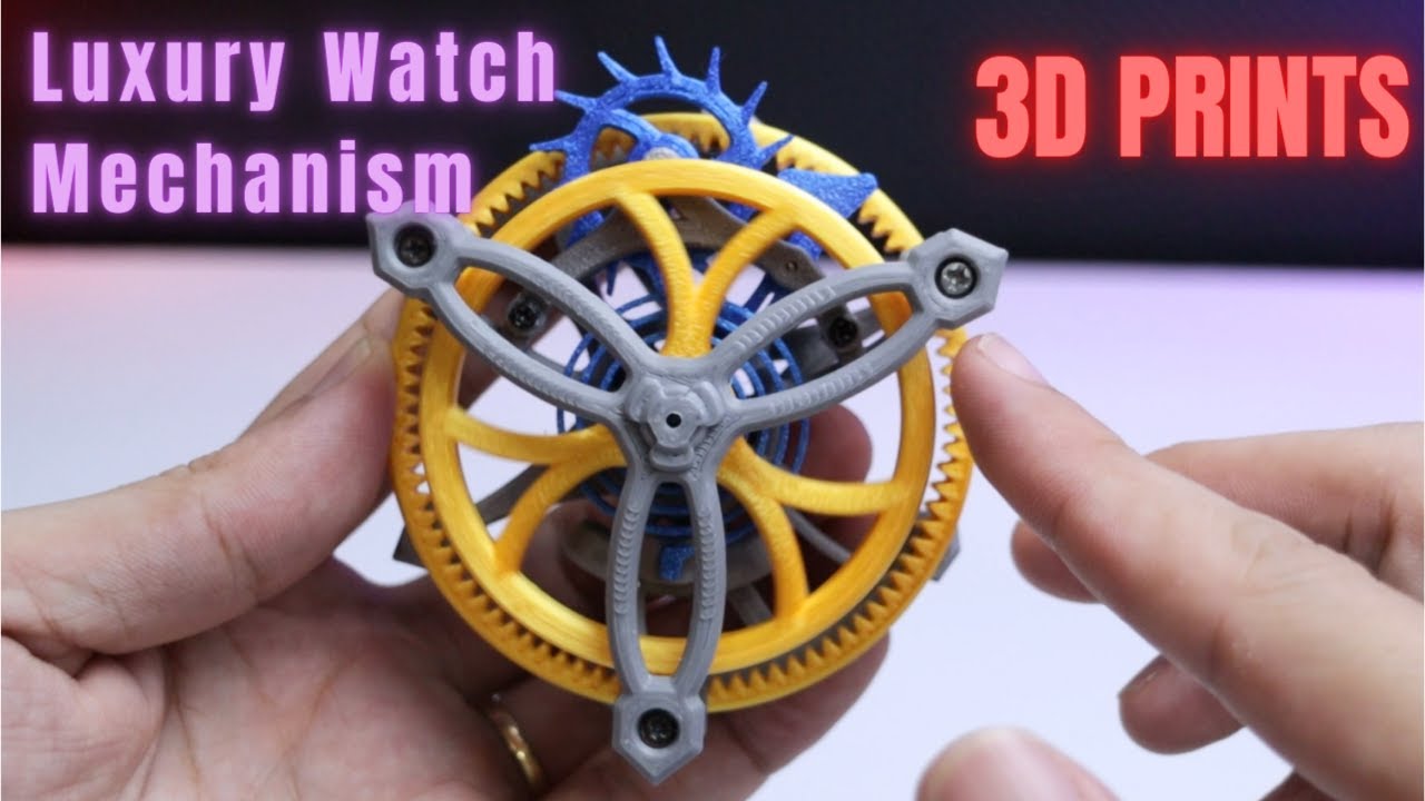 The Luxury Watch Mechanism | 3D printed - YouTube