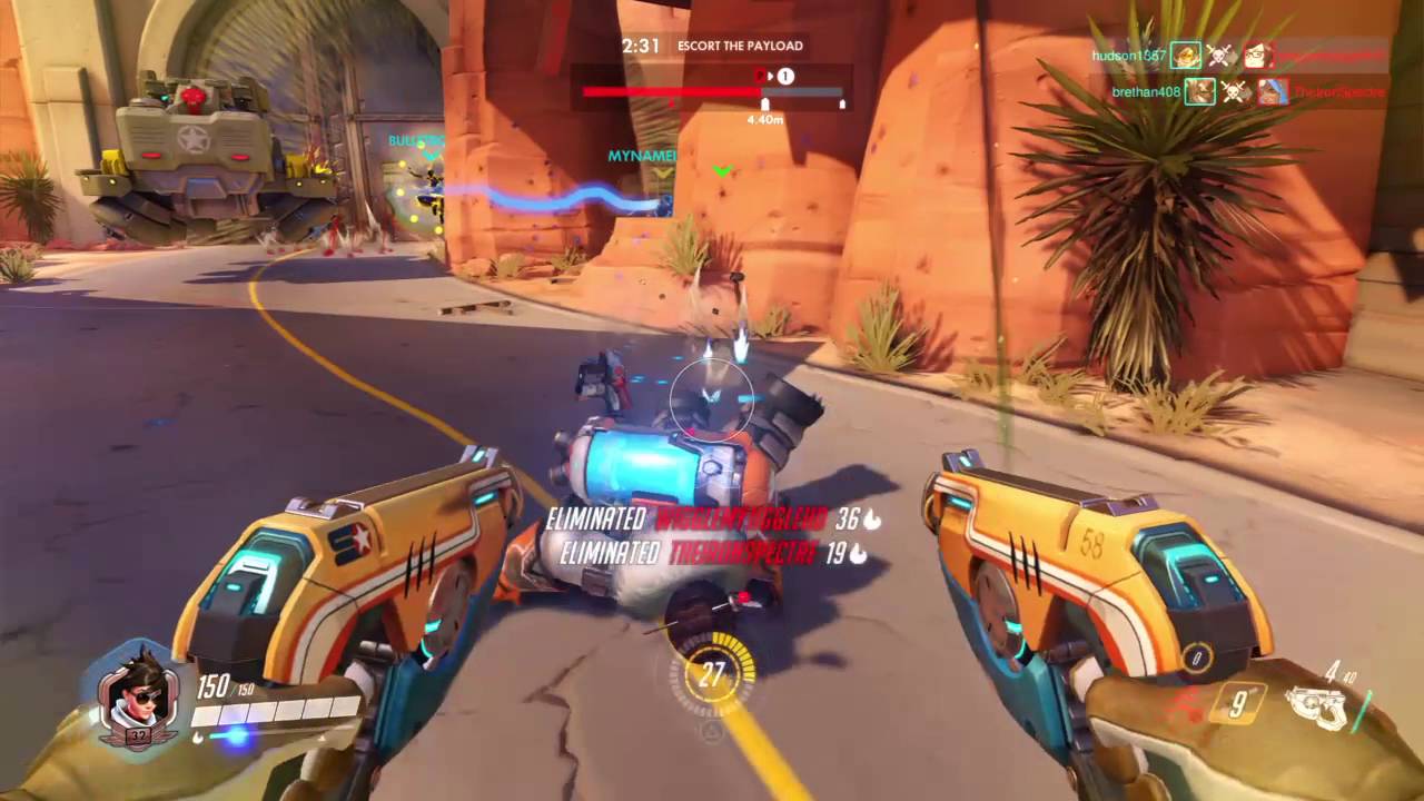 Overwatch: 4 Tracers - YouTube