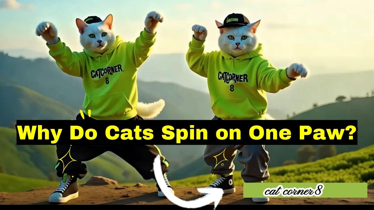 Why Do Cats Spin on One Paw 🎶🐱 #CatcornerDance (Let’s Go Meow!) - YouTube