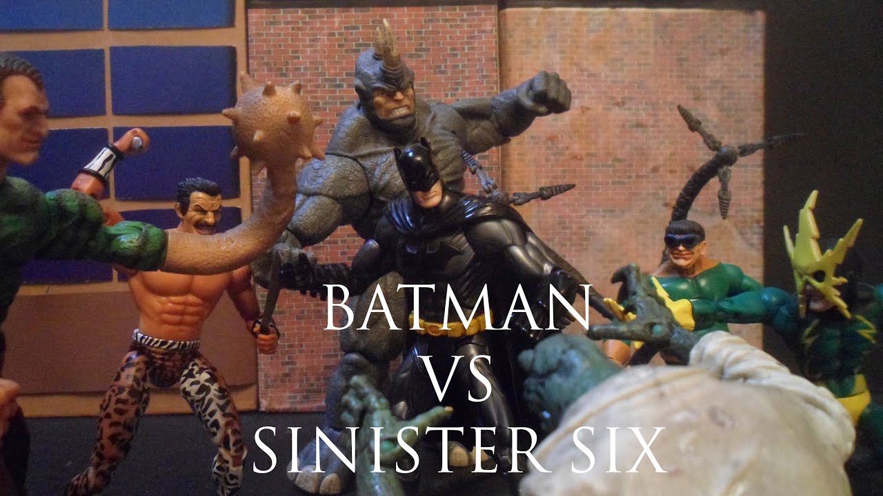Batman vs Sinister Six (STOP MOTION) - YouTube