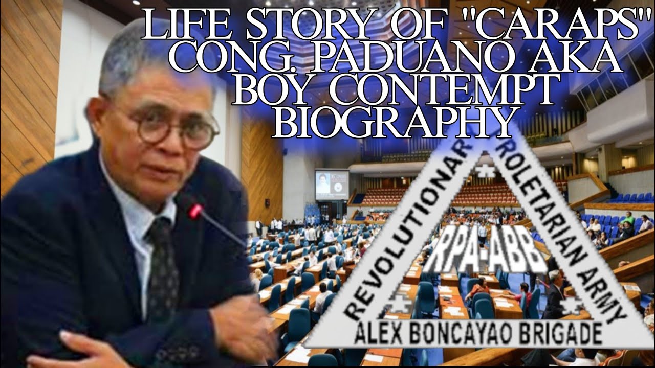 Life story of "Caraps" Cong. Paduano aka "boy contempt" Biography - YouTube