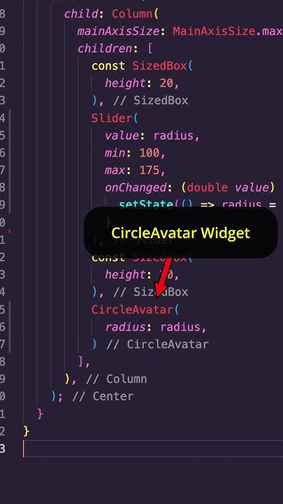 Learn how to use the CircleAvatar Widget in #flutter - YouTube