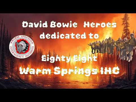 David Bowie   Heroes 1988 Warm Springs Hot Shots Dedication
