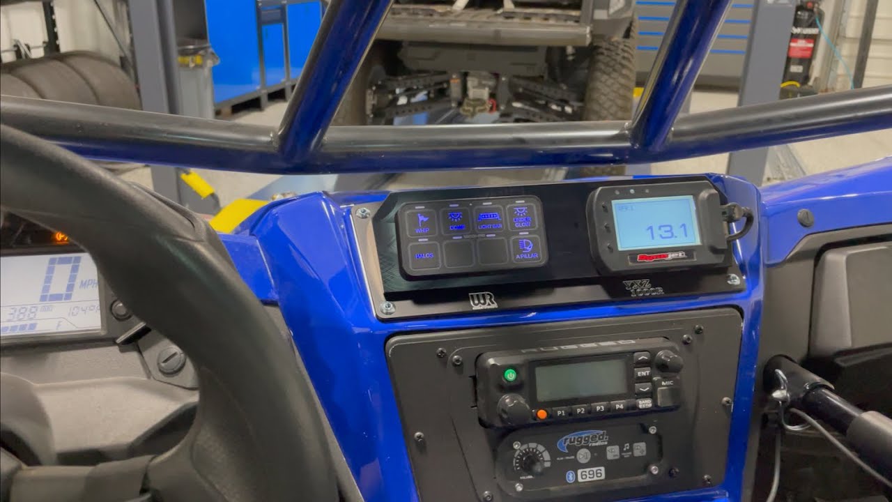 Weller Racing dash plate install on YXZ - YouTube