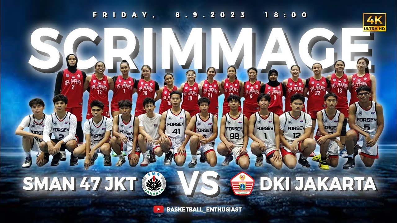 Highlights - SMAN 47 JKT vs PON DKI Jakarta - Scrimmage - YouTube