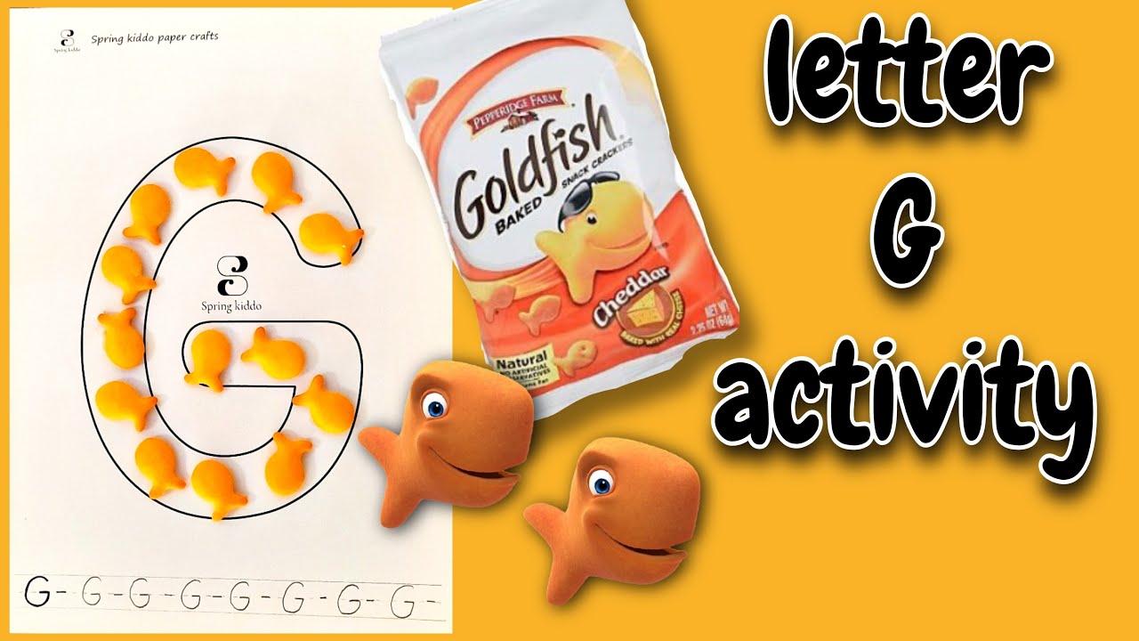 LETTER G activity for preschoolers | phonics art - YouTube