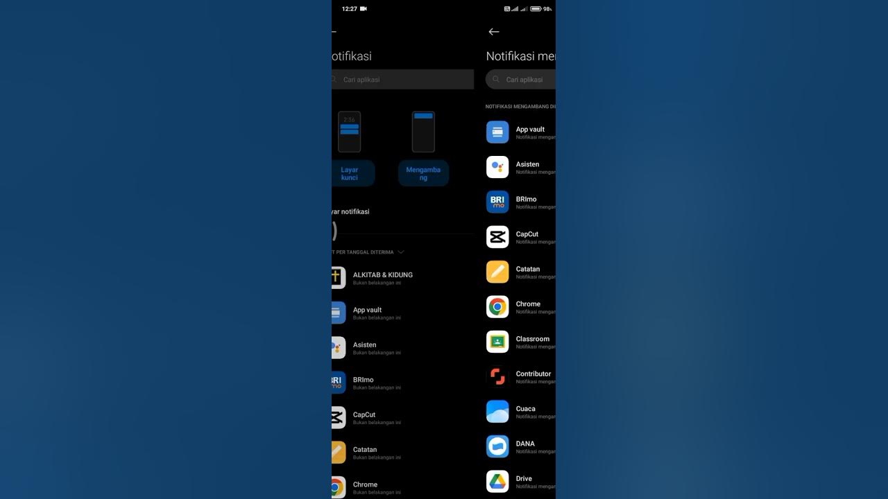 CARA MEMATIKAN NOTIFIKASI DI LAYAR KUNCI - YouTube