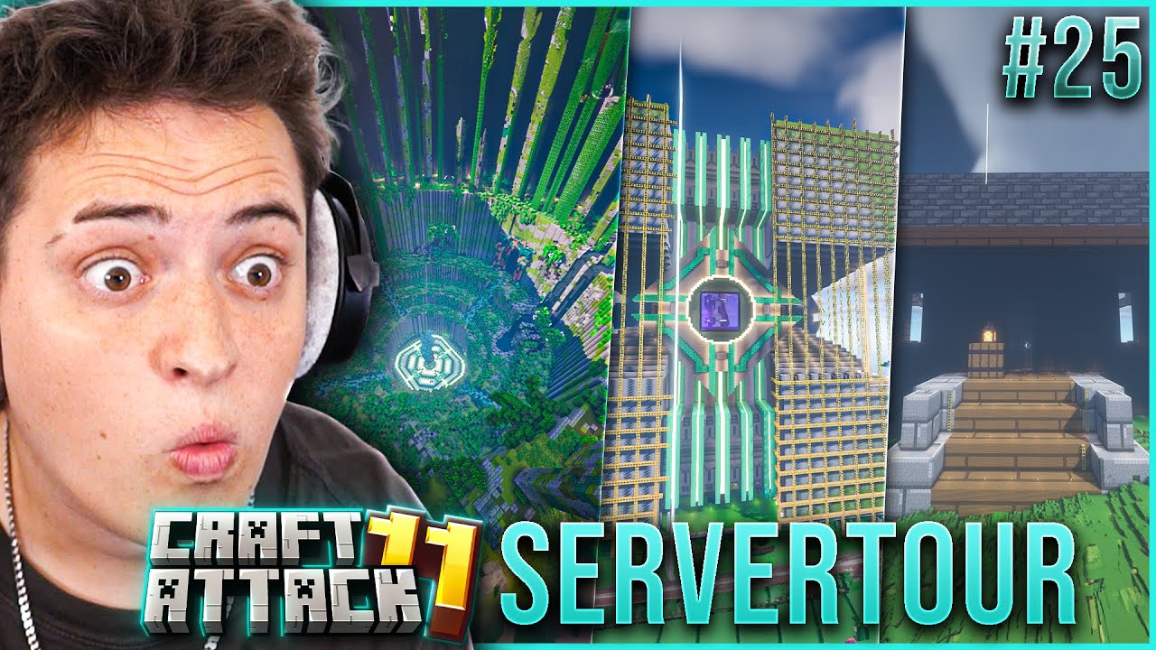 Die bisher KRASSESTEN Bauwerke & Basen in CRAFT ATTACK 11! 🏠 | CRAFT ATTACK 11 Ep. 25 - YouTube